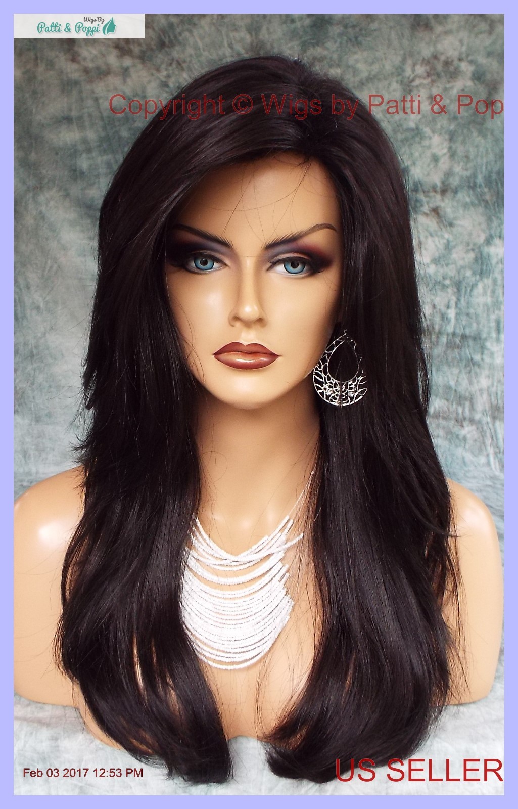 LONG DK BROWN DESIGNER WIG SOFT FLOWING CLASSIC SEXY LONG STYLE 2008 | eBay