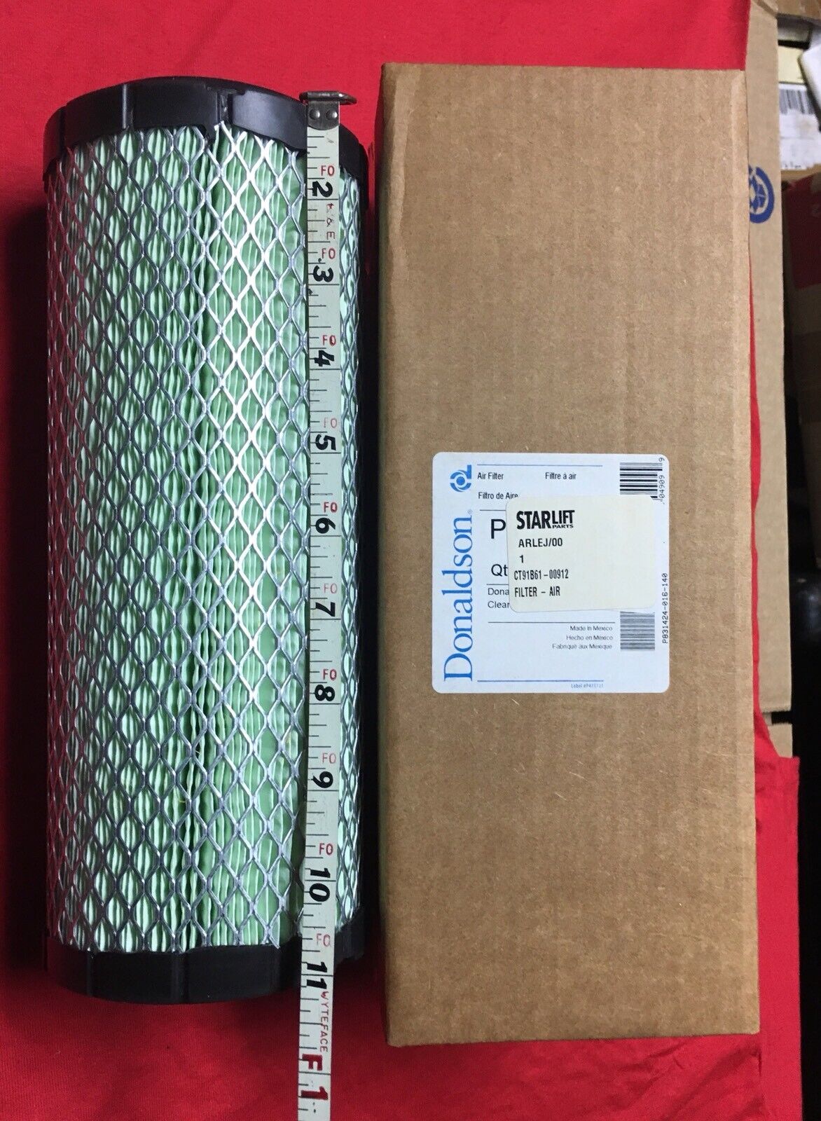 Donaldson/caterpillar #91b6100912 Element Air Outer Filter J227 for ...