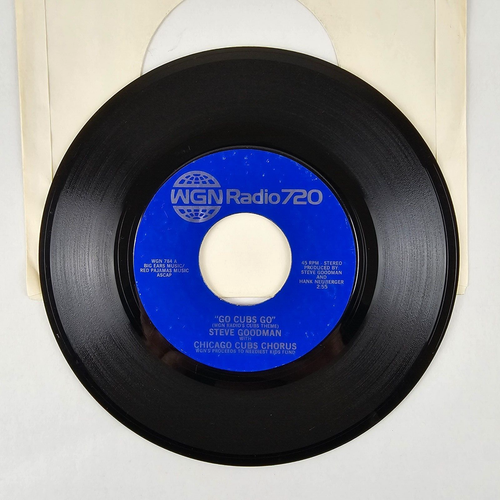 Vintage Vinyl - Chicago Cubs Chorus - Steve Goodman - 45 7" Record ...