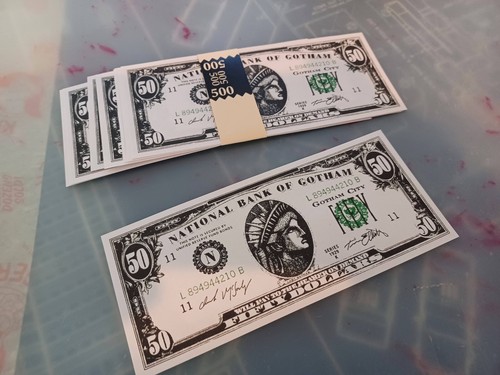 Batman Forever National Bank of Gotham Banknotes Movie Prop | eBay