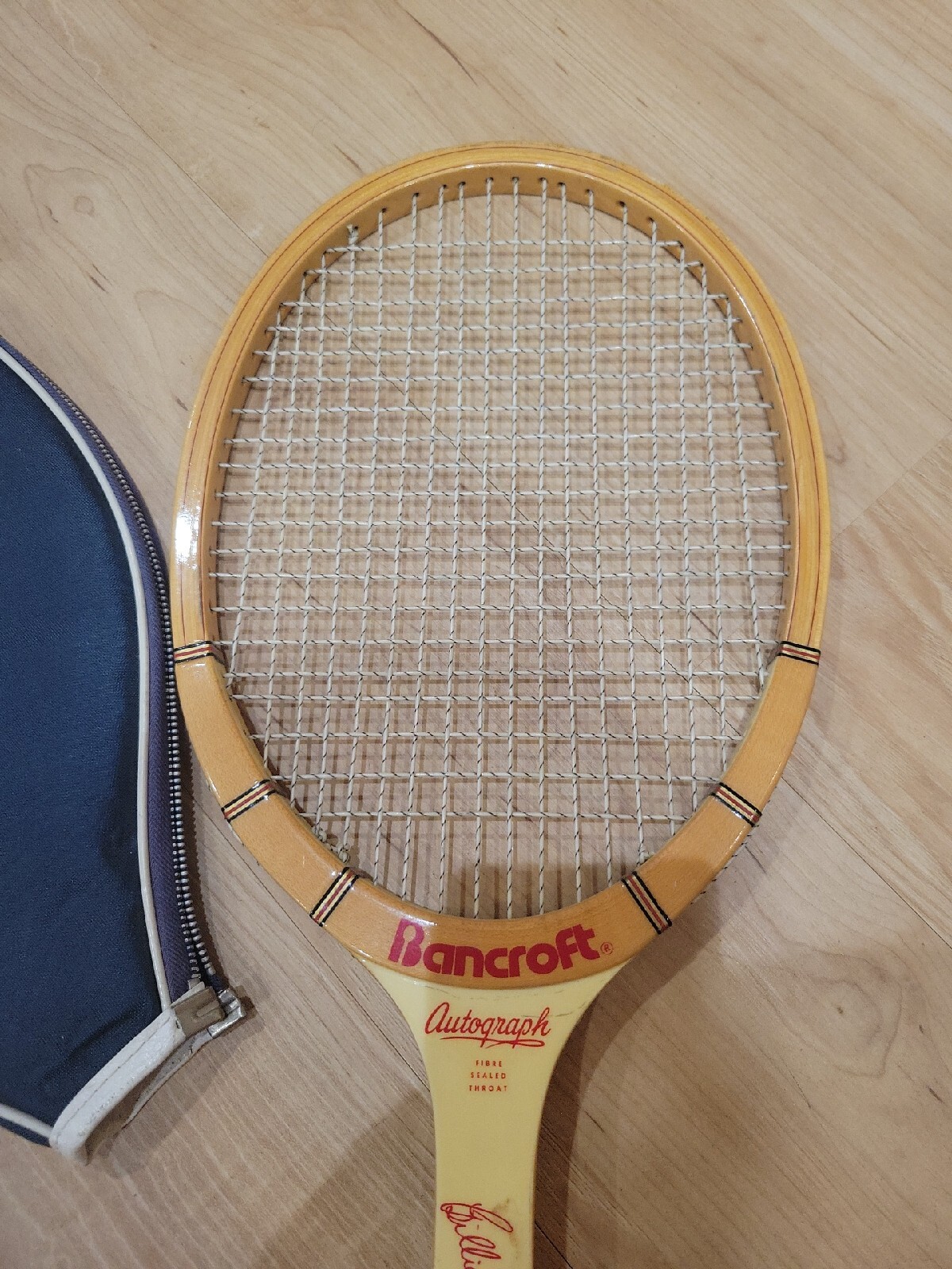 Vintage Bancroft Autograph Billie Jean King Tennis Racquet Wooden 4 1/4 ...