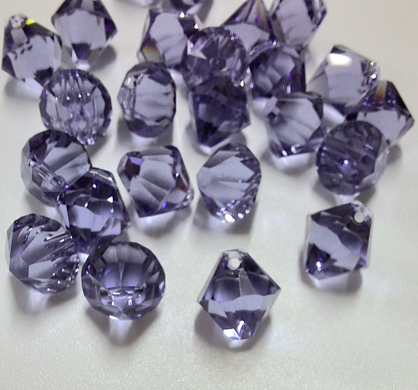 Swarovski Xilion Bicone Bundle - 168 Beads - 8mm | eBay UK