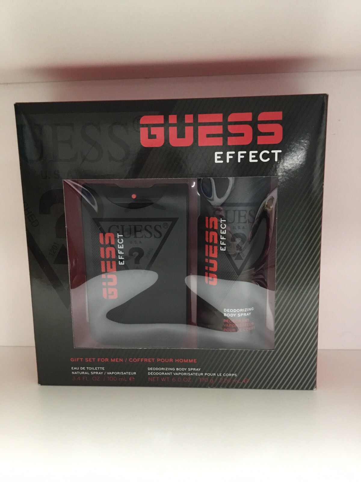 Guess Effect by Guess | Men’s 2 Pc Gift Set | 3.4 Oz EDT Spray + 6 Oz Deo Spray | eBay