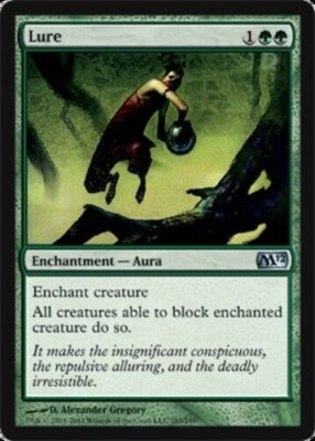 Lure English MTG Magic: The Gathering 2012 (M12) Enchantment Near Mint ...
