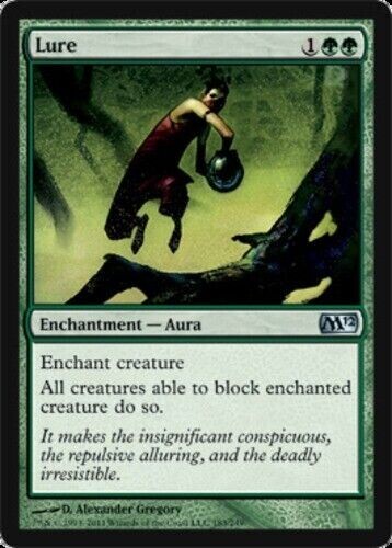 Lure English MTG Magic: The Gathering 2012 (M12) Enchantment Near Mint ...