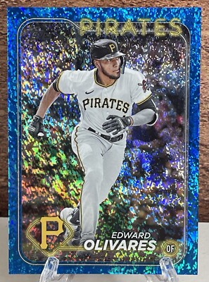 Edward Olivares 2024 Topps Series 2 BLUE FOIL #’d 80/999 Pittsburgh ...