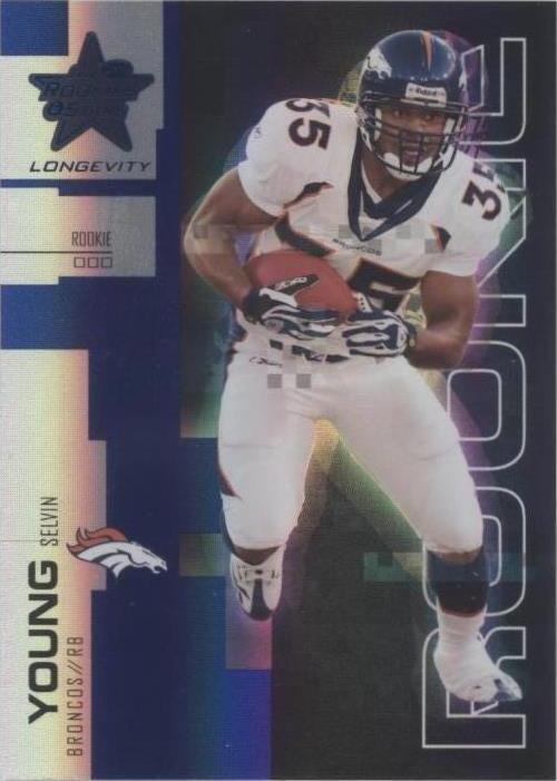 2007 Leaf Rookies & Stars Longevity - Rookie Selvin Young #178 Sapphire ...