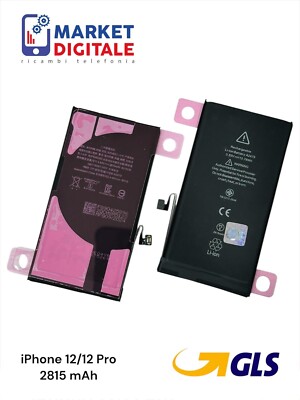 BATTERIA PER IPHONE 12/12 PRO OEM ALTA QUALITA' PARI ALL'ORIGINALE ...