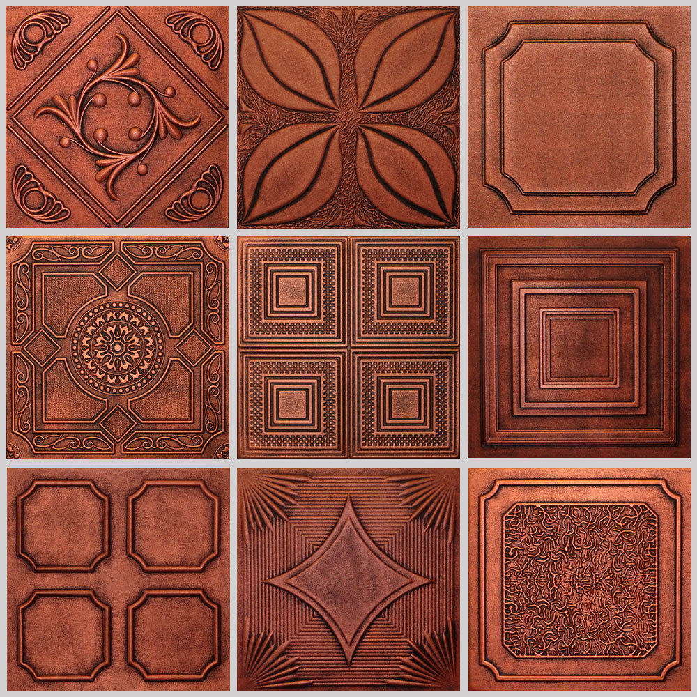 Antique Copper Ceiling Tiles Vintage Ceiling Tile Antique Copper