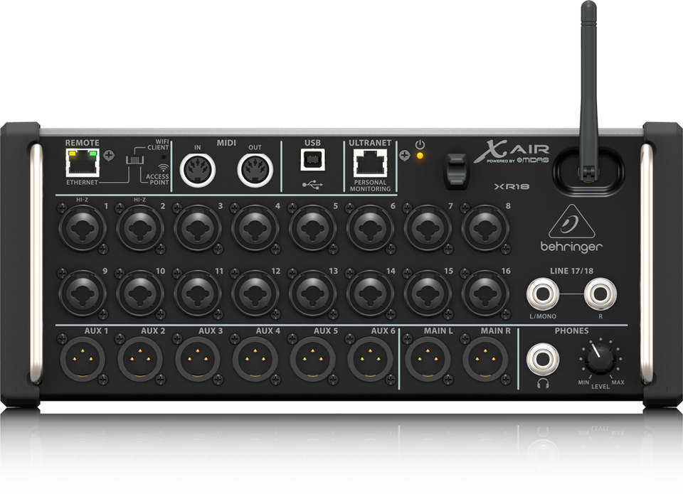 Behringer XAir XR18 18-Channel Digital Mixer for iOS or Android Tablet ...