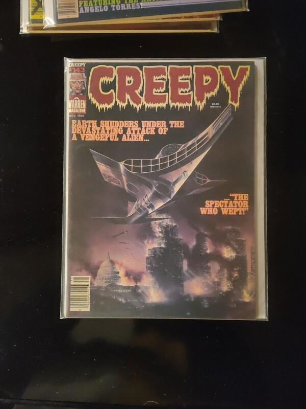 CREEPY Warren Horror Magazine #143 Tony Roberts Cover, Alex Nino 1982 ...