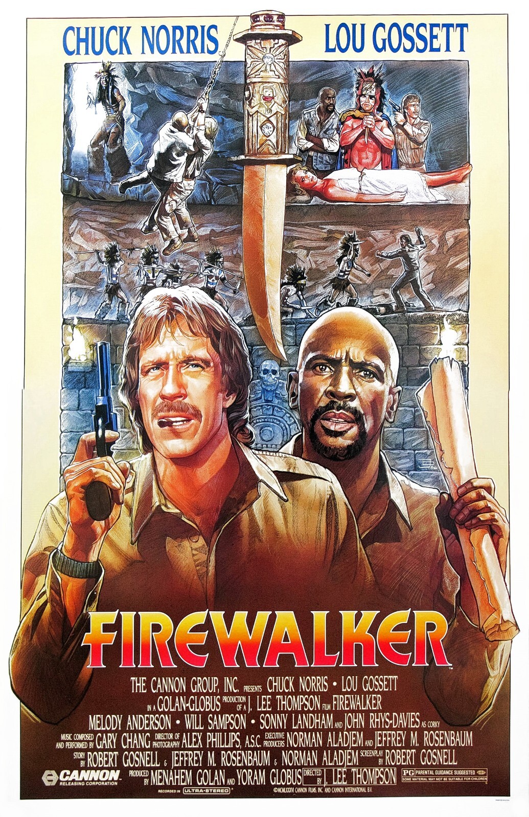 Firewalker movie poster print : 11" x 17" - Chuck Norris, Lou Gossett ...