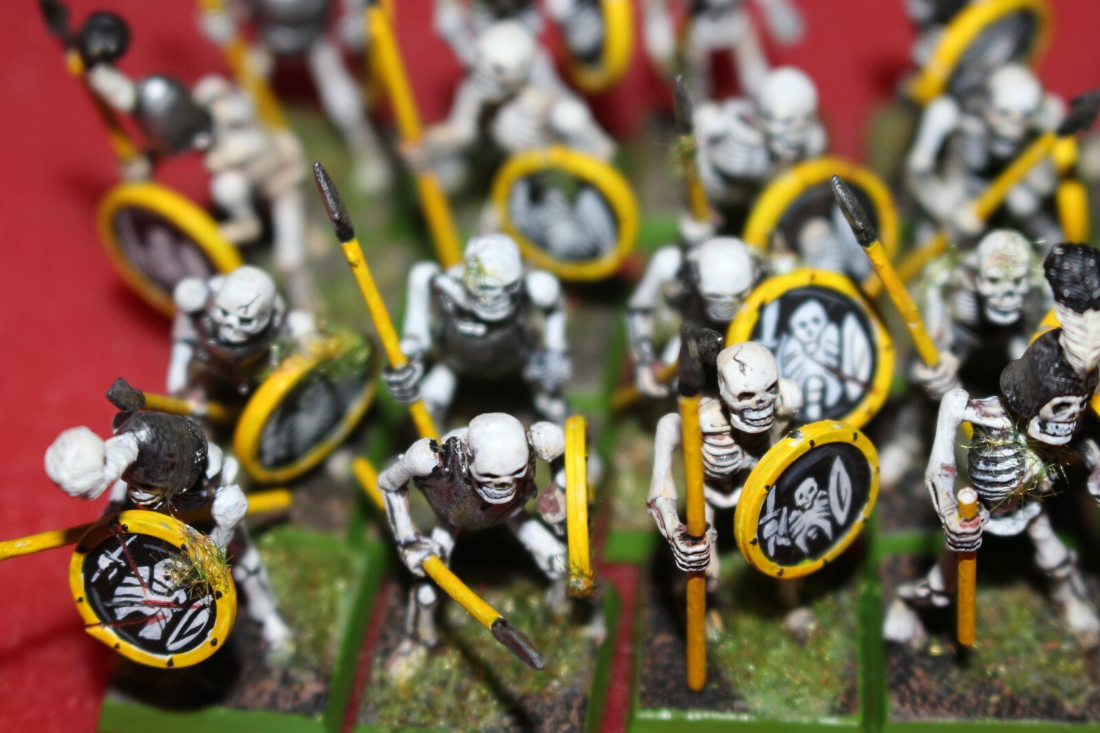 Games Workshop Warhammer Undead Skeletons Skeleton Warriors Regiment ...