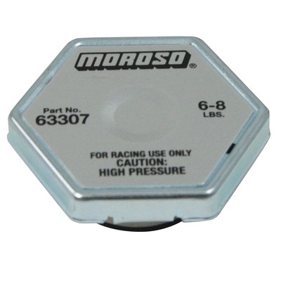 Moroso Radiator Cap 63307; Race Series 6-8 psi Natural Steel | eBay