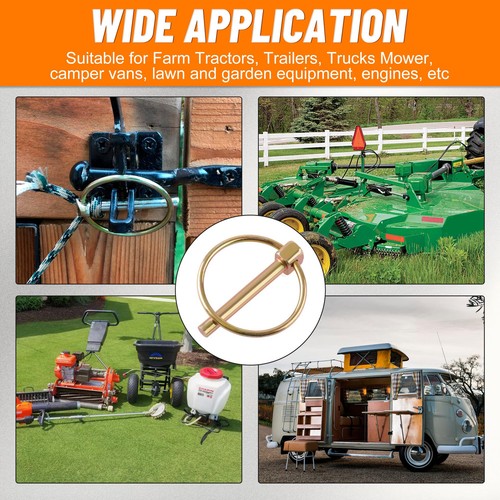 30PCS Heavy Duty Lynch Pins Assortment Kit for Trucks Trailers Tractors ...