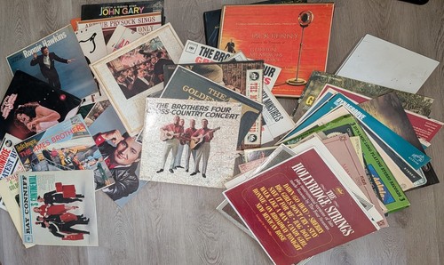 Vintage Lot Of Records 12 " Vinyl LP 41 Albums Sort of types of music ...