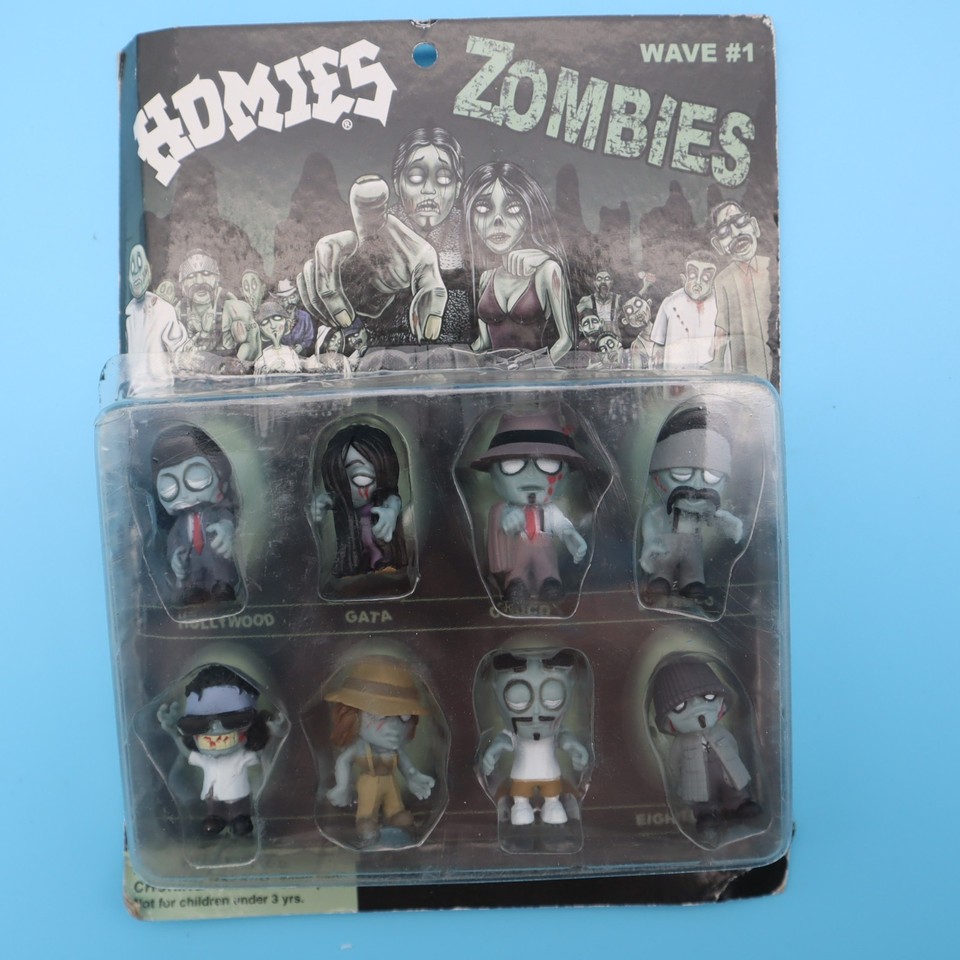 Homies Big Heads ZOMBIES HOMIES FIGURES of 8 figures 2014 lil homies ...