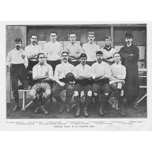 CHISWICK PARK FC Football Teams No 27 - Antique Print 1892 | eBay