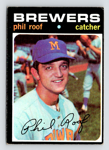 1971 Topps Card, #22 Phil Roof, Milwaukee Brewers | eBay