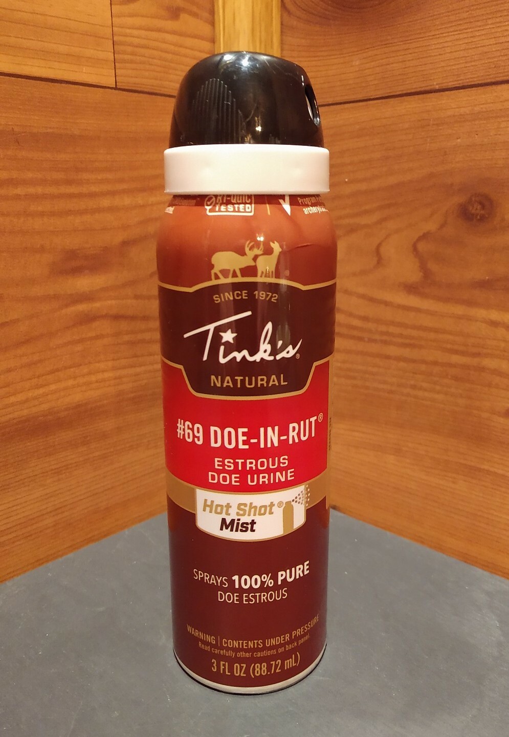 TINK'S NATURAL #69 DOE-IN-RUT® HOT SHOT® 3 OZ MIST SPRAY 100% ESTROUS ...