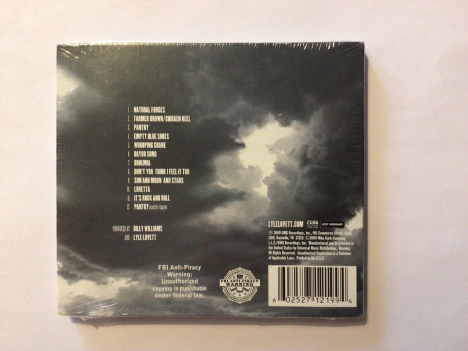 LYLE LOVETT CD - NATURAL FORCES - BRAND NEW SEALED CD - DIGIPAK | eBay