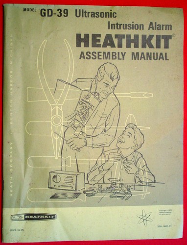 Heathkit GD-39 Ultrasonic Intrusion Alarm Rare Original Owner's Assembly Manual | eBay