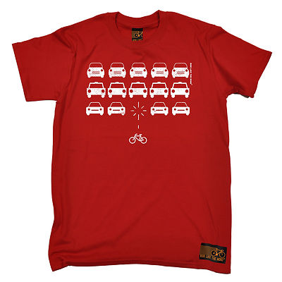 Bike Space Invaders T-SHIRT tee cycling jersey bike cycle funny ...
