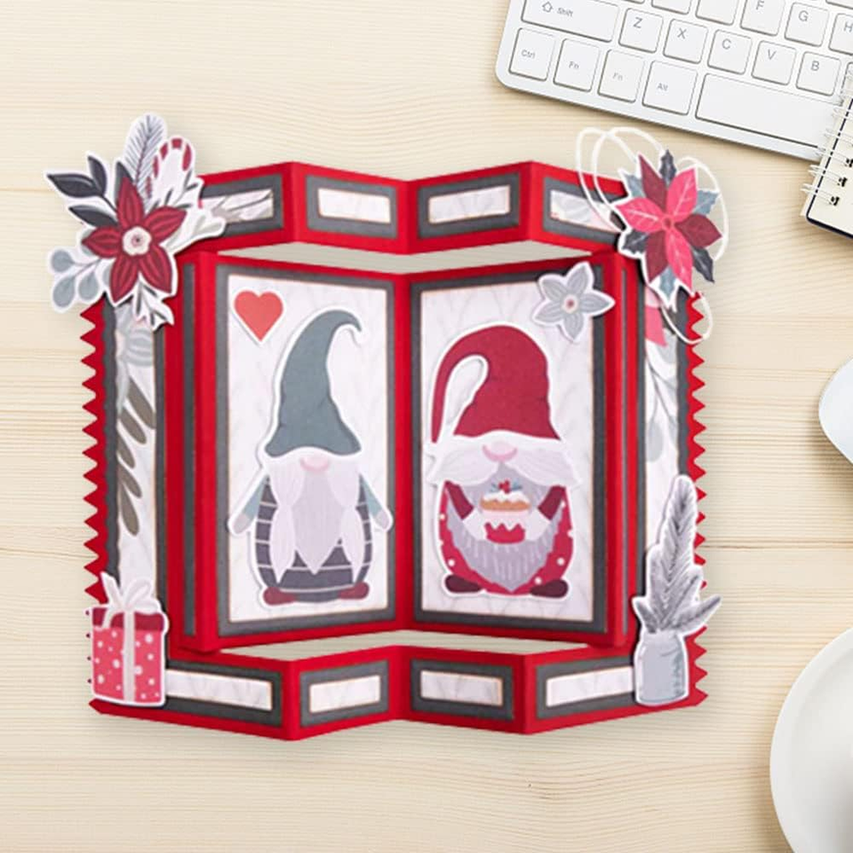 3D Card Shape Dies for Card Making, Storybook Folder Nested Rectangle ...
