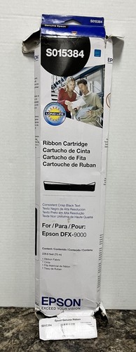 Epson Black Ribbon, 15M Characters (S015384) Medium, DAMAGED BOX ...