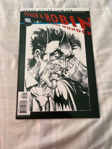 All Star BATMAN & ROBIN #8 (2007) NEAL ADAMS B&W VARIANT - 9.4 NM (DC ...