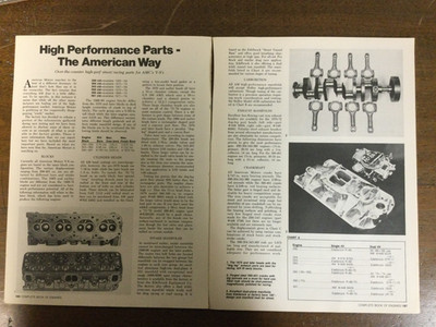 Misc 6407 Article Engine AMC High Performance Racing Parts Over The ...