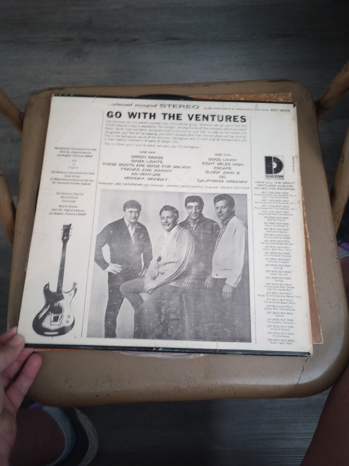The Ventures - Go With The Venture - Vinyl LP - 1960's VG/G (UP) | eBay