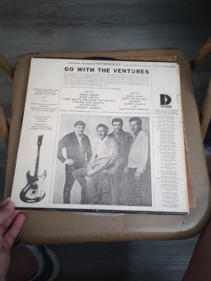 The Ventures - Go With The Venture - Vinyl LP - 1960's VG/G (UP) | eBay