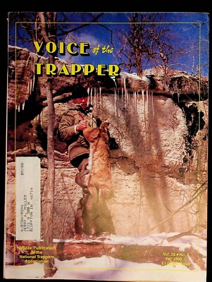 Voice Of The Trapper Magazine Fall 1988 Traplines Log Jam Woods ...