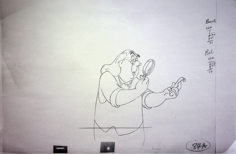 Ben and Me 1953 Production Studio Copy Benjamin Franklin Model Sheet ...