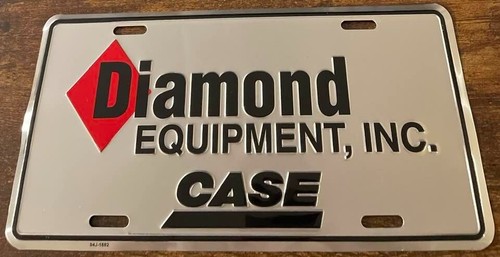 Diamond Equipment Inc Case Booster License Plate Construction Heavy ...