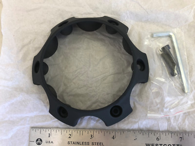 MB Motoring Wheels Rim Wheel OPEN Hub Matte Black Cover Center Cap BC ...