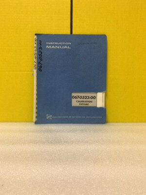 Tektronix 070-0345-01 067-0523-00 Calibration Fixture | eBay