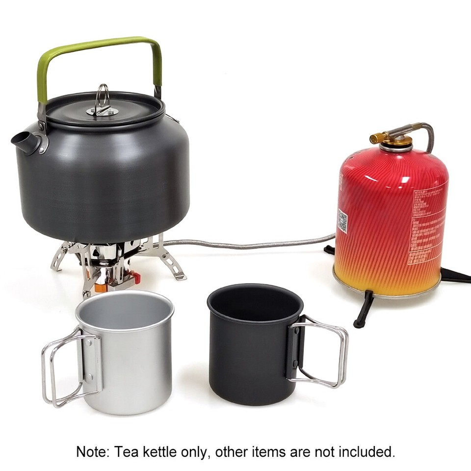 0.8L/1.2L/1.8L Outdoor Camping Kettle Tea Kettle Quick Heating Corrosion G2A5 | eBay