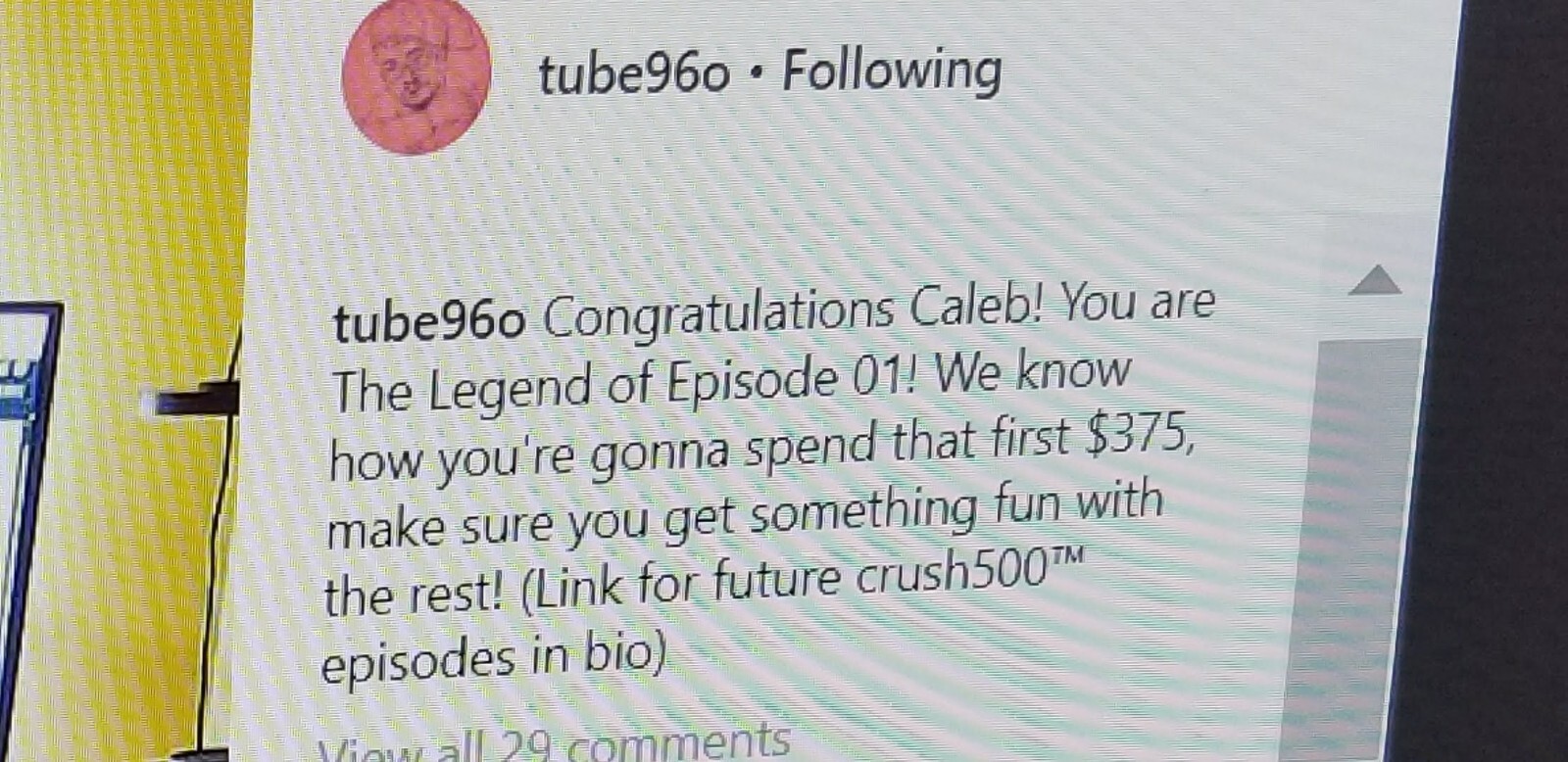 MDE | Sam Hyde | "crush500™️ Keeps Me Laced" Sign | Merch | Genuine 1 ...