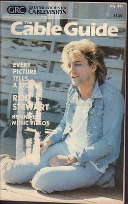 The Cable Guide Magazine July 1985 Rod Stewart 072017nonjhe | eBay
