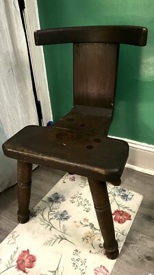 Rare MCM Cockfighting Chair by William Fetner, Hamlet N.C. Extra Robust ...