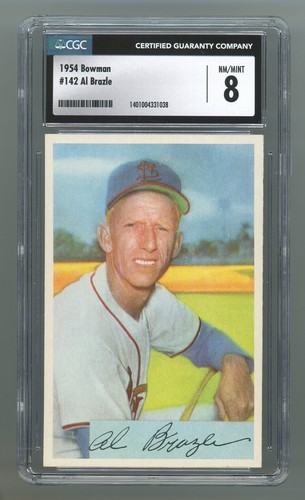 1954 Bowman #142 Al Brazle CGC 8 NM/MINT #1401004331038 | eBay