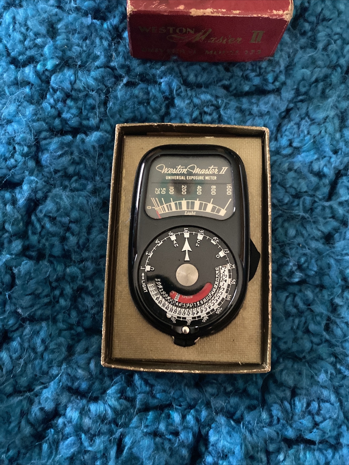 Weston Master II Universal Studio Light Exposure Meter Model 735 G2 ...
