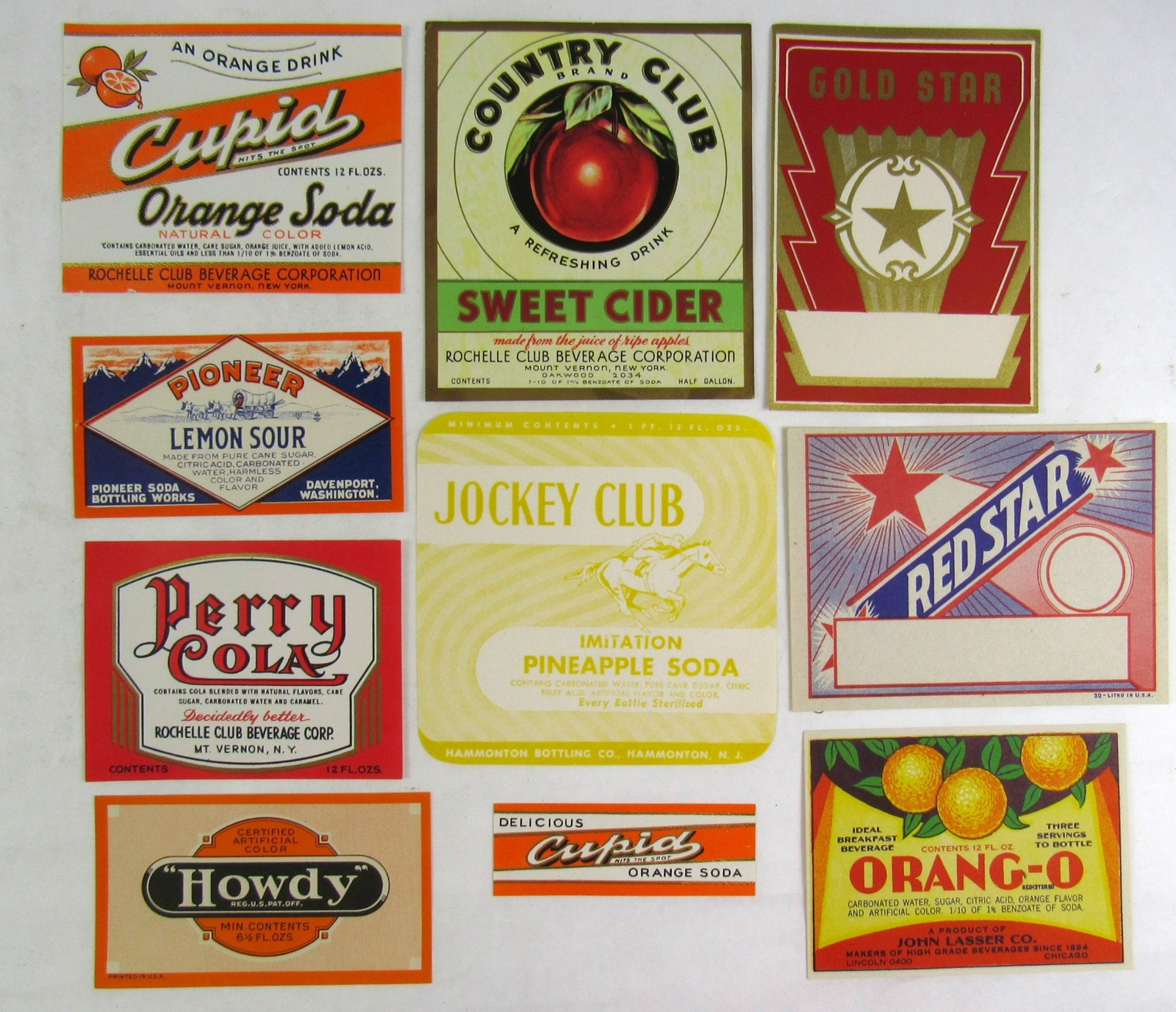 Vintage Tonic Labels