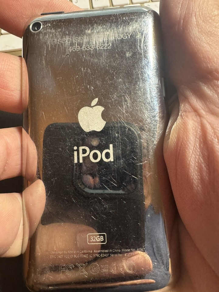 Apple iPod Touch 4th Generation BLACK 32GB BROKEN/DEAD | eBay