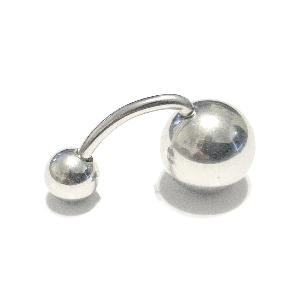 Handcrafted Surgical Steel J Shape for VCH Piercing Enhance to Triangle ...
