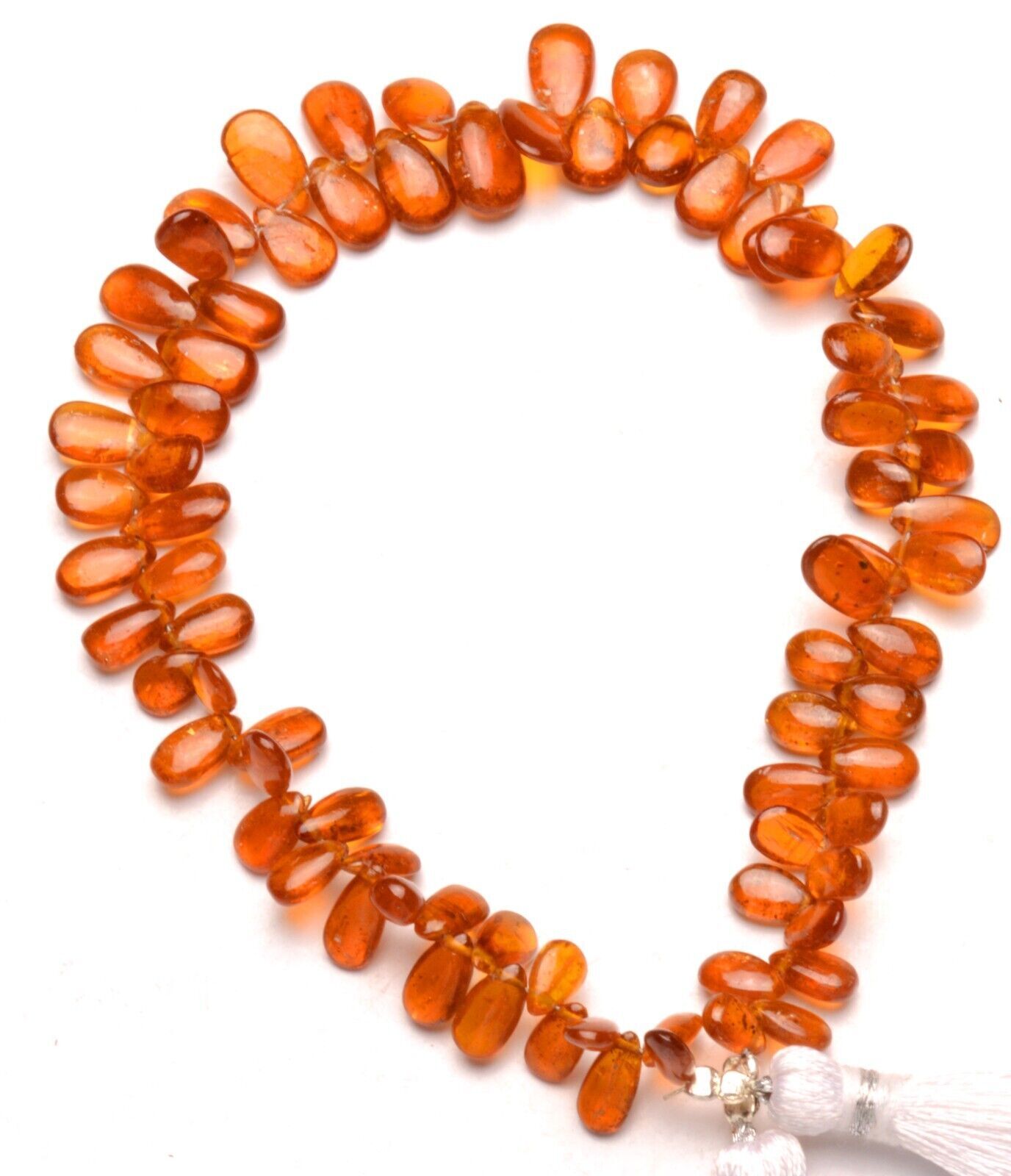 Natural Gem Orange Kyanite 7x4 to 6x4 mm Size Pear Shape Beads 9 ...
