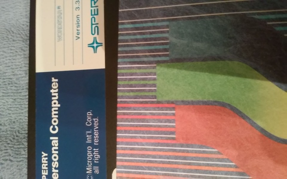 Micropro Wordstar 3.30 5.25 inch Software Vintage | eBay