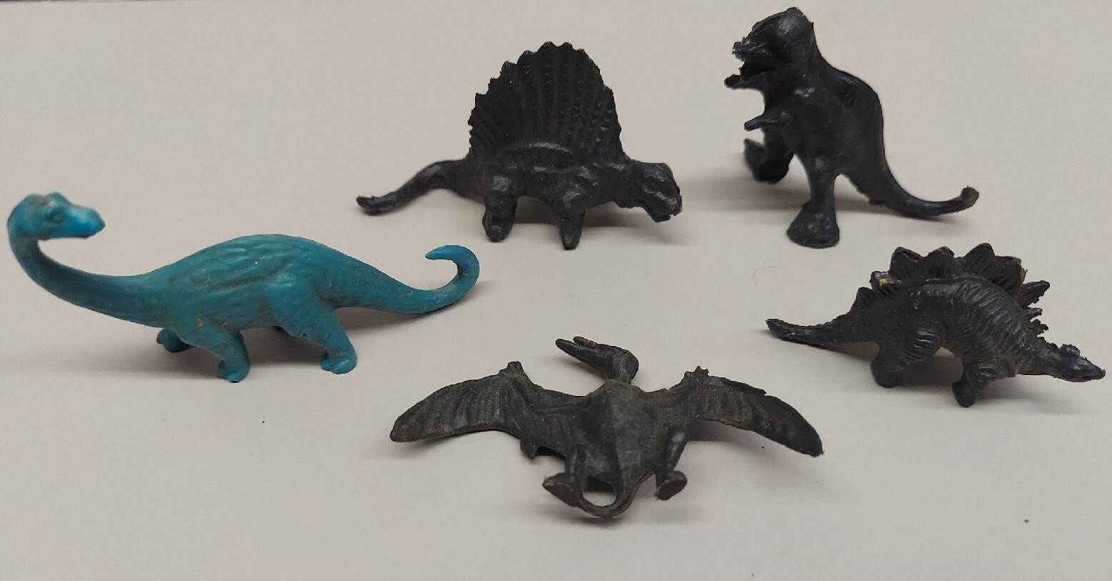 VINTAGE LOT OF 1960'S PLASTIC PREHISTORIC DINOSAURS | eBay
